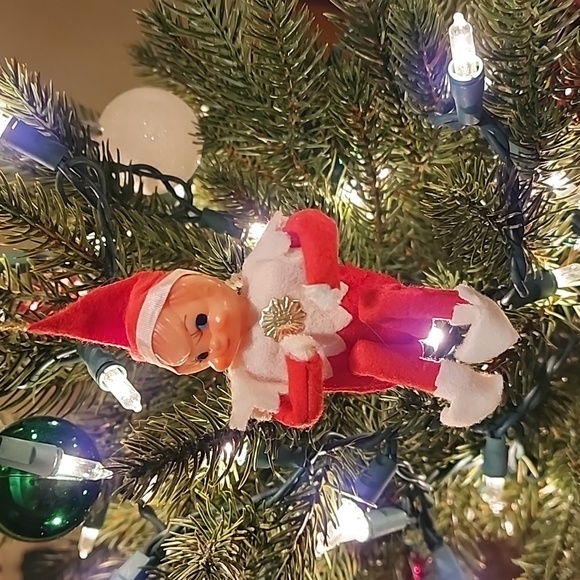 Holiday | Vintage Knee Hugger Elf Ornament | Poshmark
